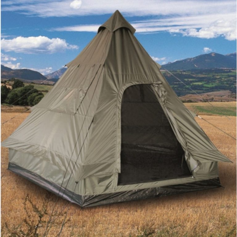 Telt - Pyramide - Tipi design - 4 personer - Backpackerlife.dk