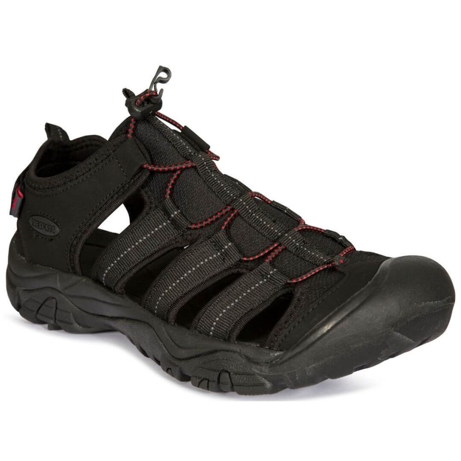 Køb Sandaler til mænd - Trespass Torrance - Sort hos Backpackerlife.dk