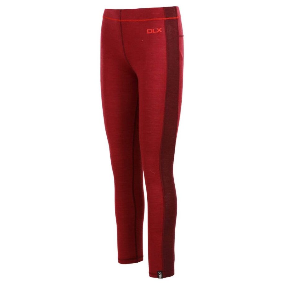 Køb Base layer bukser dame - Trespass DLX Cora - Merino uld - Rød