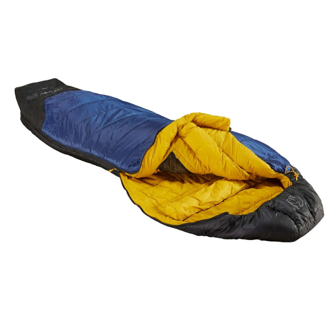 Køb Sovepose - Nordisk Puk +10 Curve - Large hos Backpackerlife.dk