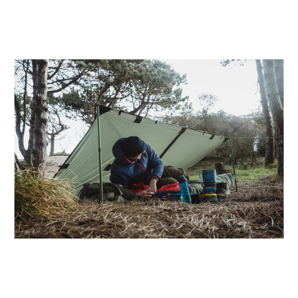 Køb Tarp - Highlander Basha - 2,5 x 1,7 m hos Backpackerlife.dk